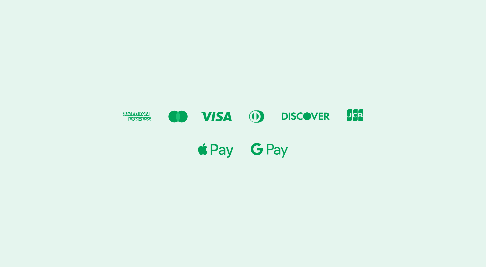 Which payment methods are supported?